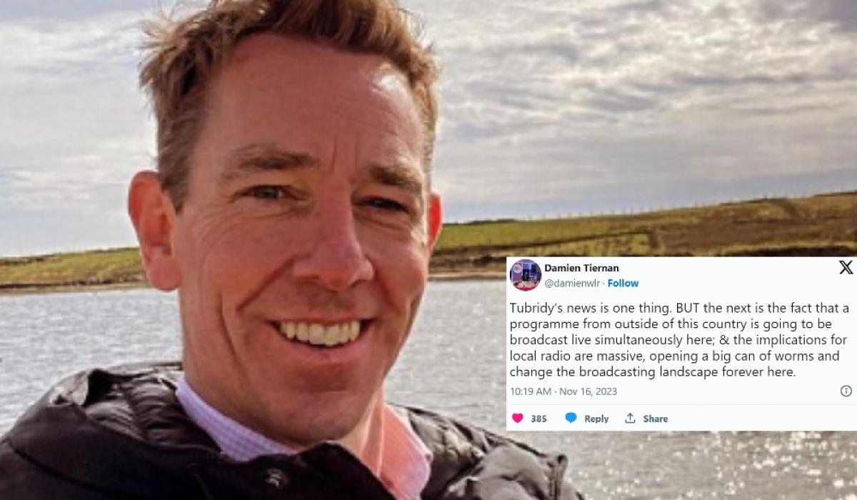 Waterford radio host Damien Tiernan concerned about Ryan Tubridy's ...