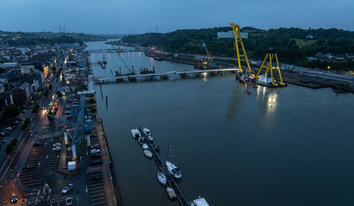 Final bridge span installation marks a 'momentous' day for Waterford ...