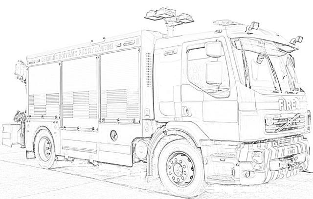 images of fire engines to colour